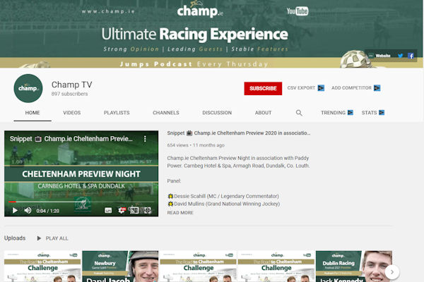 UK Horse Racing YouTube Channels